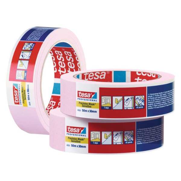Cinta Rosa TESA Superficies Delicadas